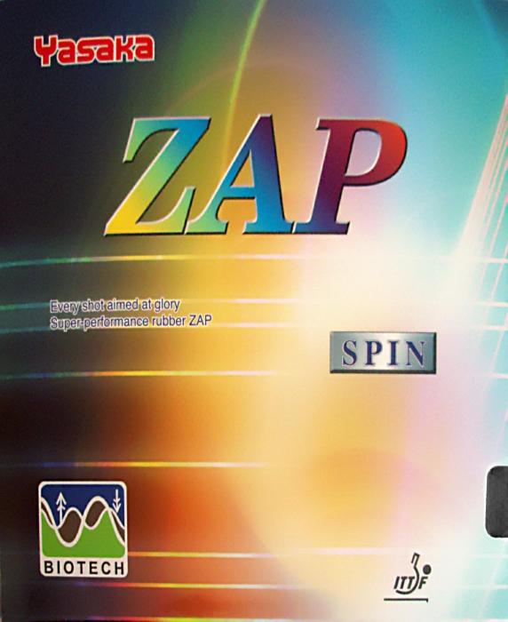 Yasaka Zap Spin Table Tennis Rubber | Medium Soft Rubber with Excellent ...